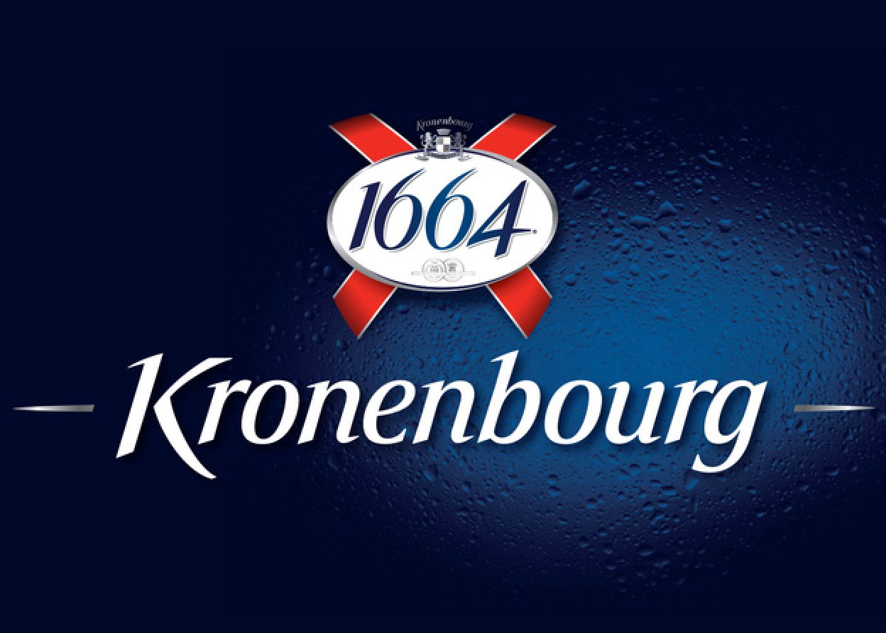 Kronenbourg 1664 beer glass Stem 33 cl