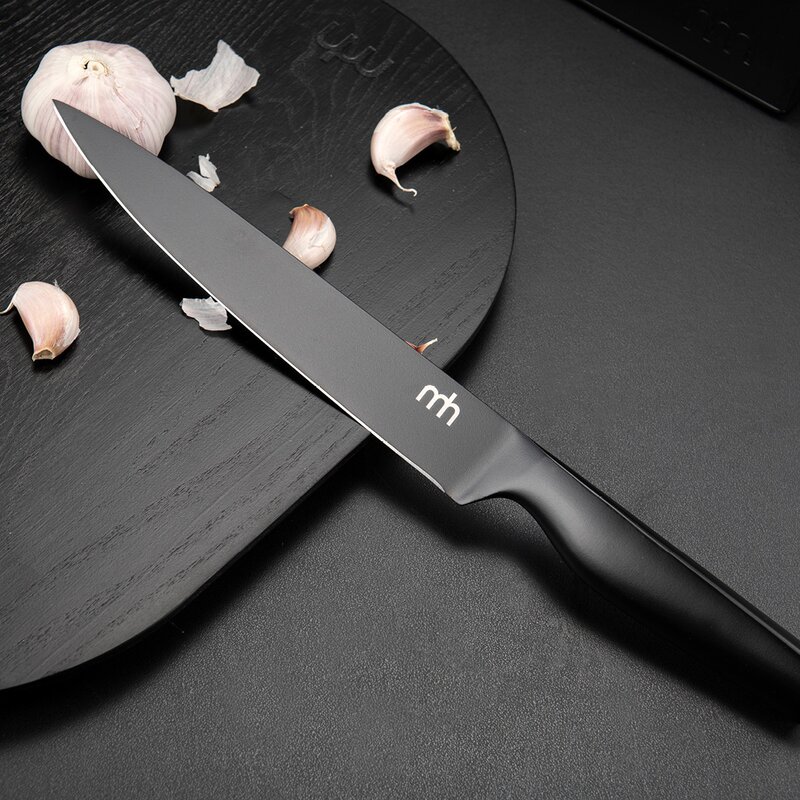 Black Knife Set 4 Pieces Modern House - Home & Kitchen