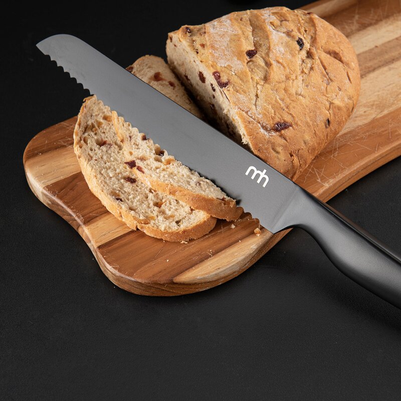 Black Knife Set 4 Pieces Modern House - Home & Kitchen