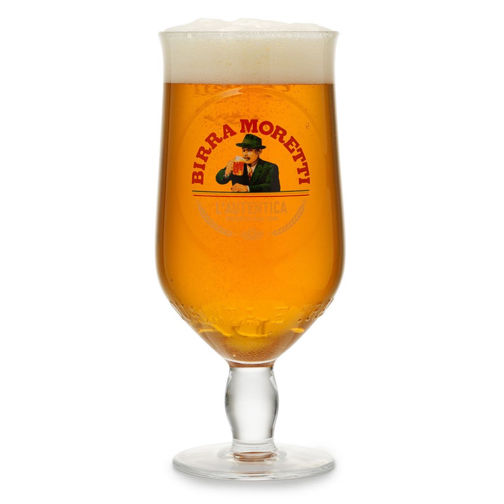Birra Moretti beer glass 25 cl - Italy - Beer glasses